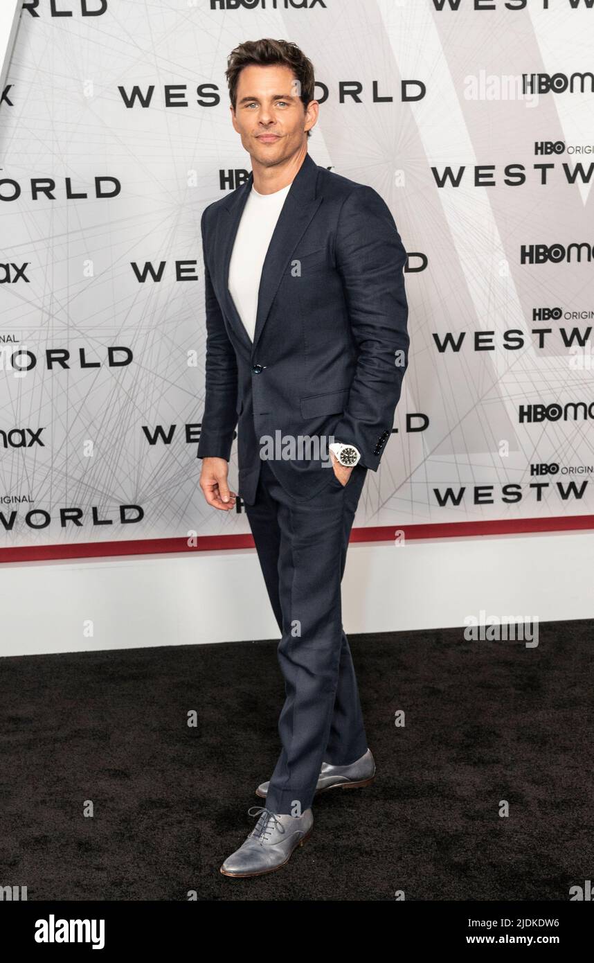 New York, NY - June 21, 2022: James Marsden attends Westworld Season 4 ...