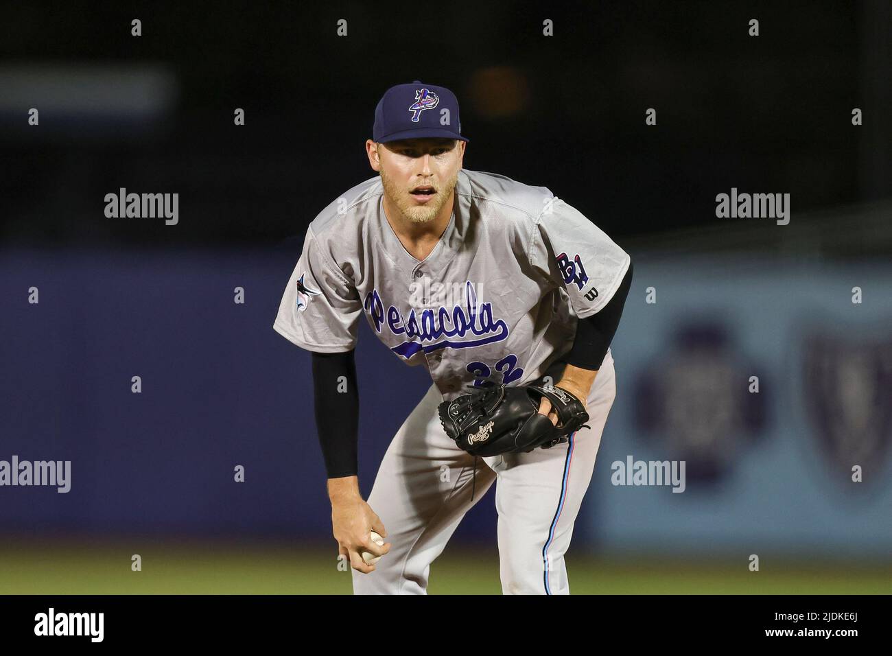 Biloxi, Mississippi, USA. 21st June, 2022. Pensacola Blue Wahoos ...