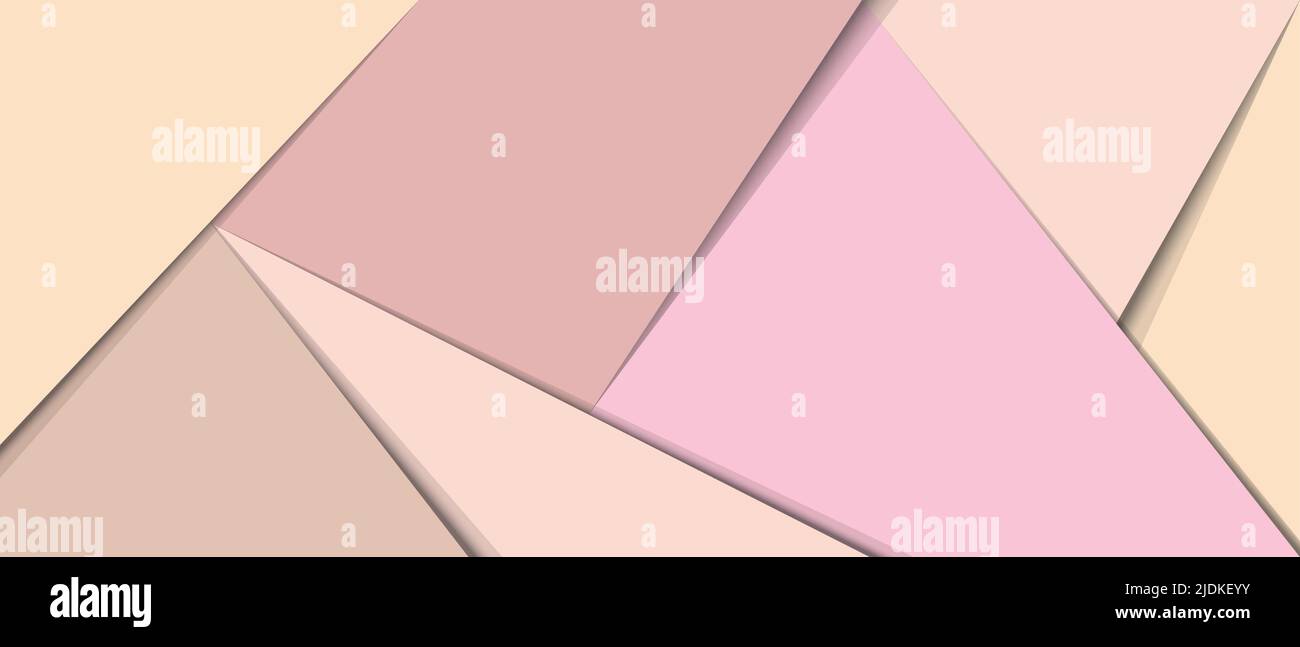 Pastel paper banner. Vector illustration Stock Vector Image & Art - Alamy
