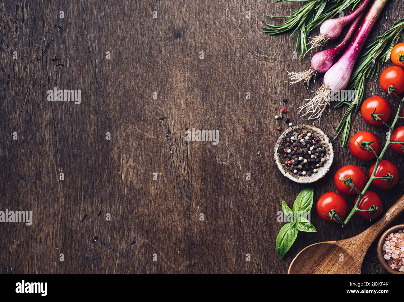 Food background, Italian cuisine ingredients Stock Photo - Alamy