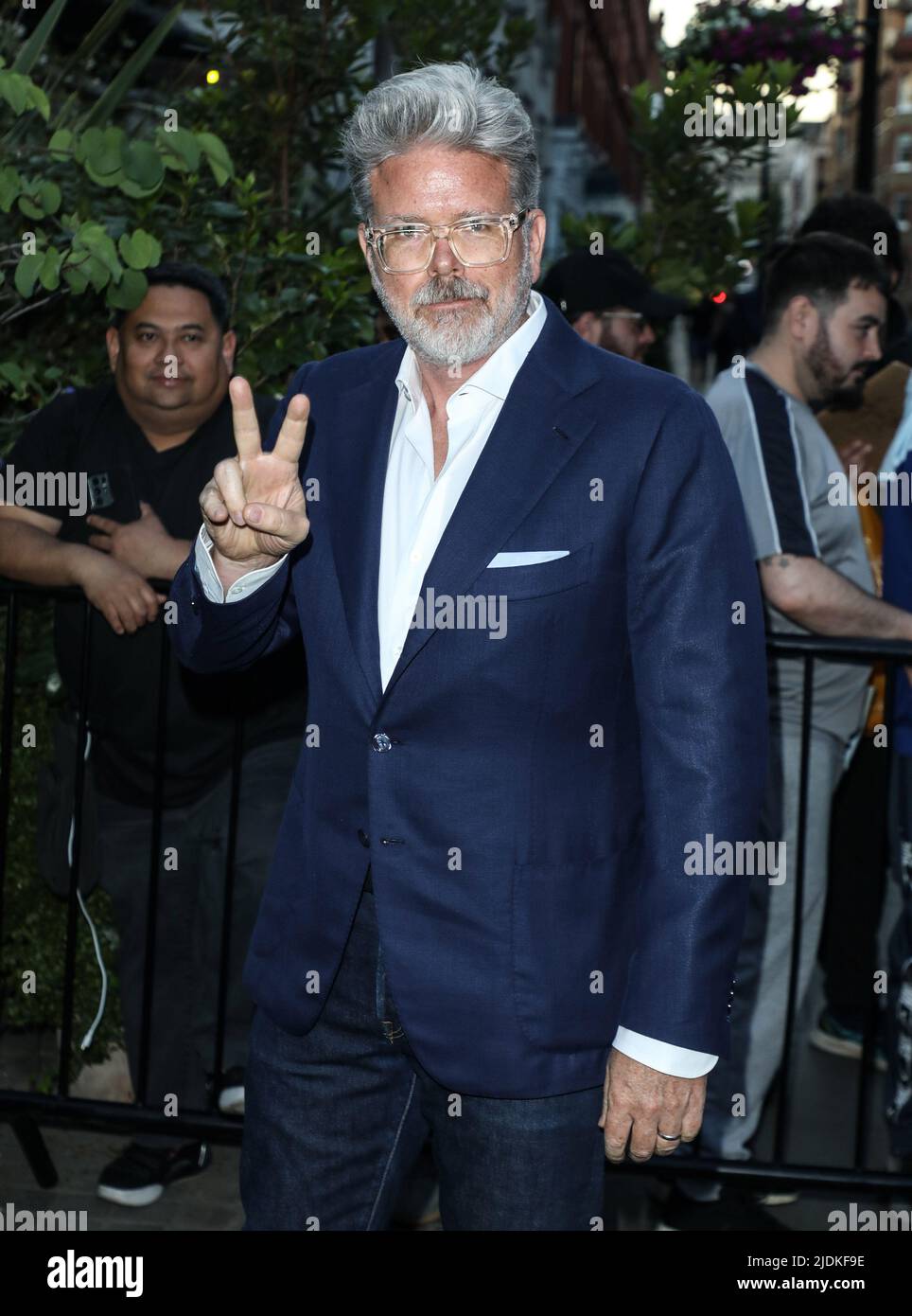 London, UK. 21st June, 2022. Christopher McQuarrie seen arriving at the ...