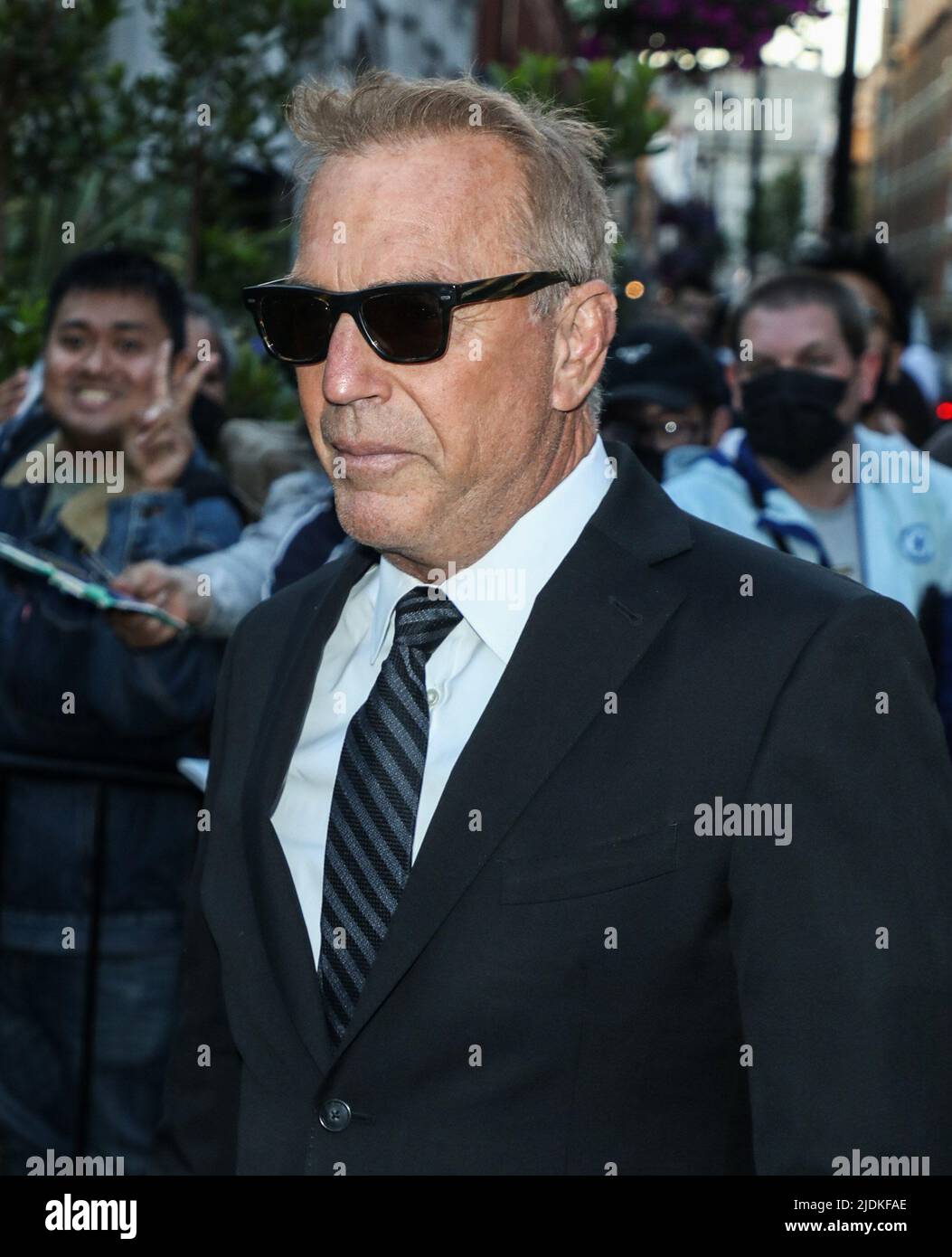London, UK. 21st June, 2022. Kevin Costner seen arriving at the ...