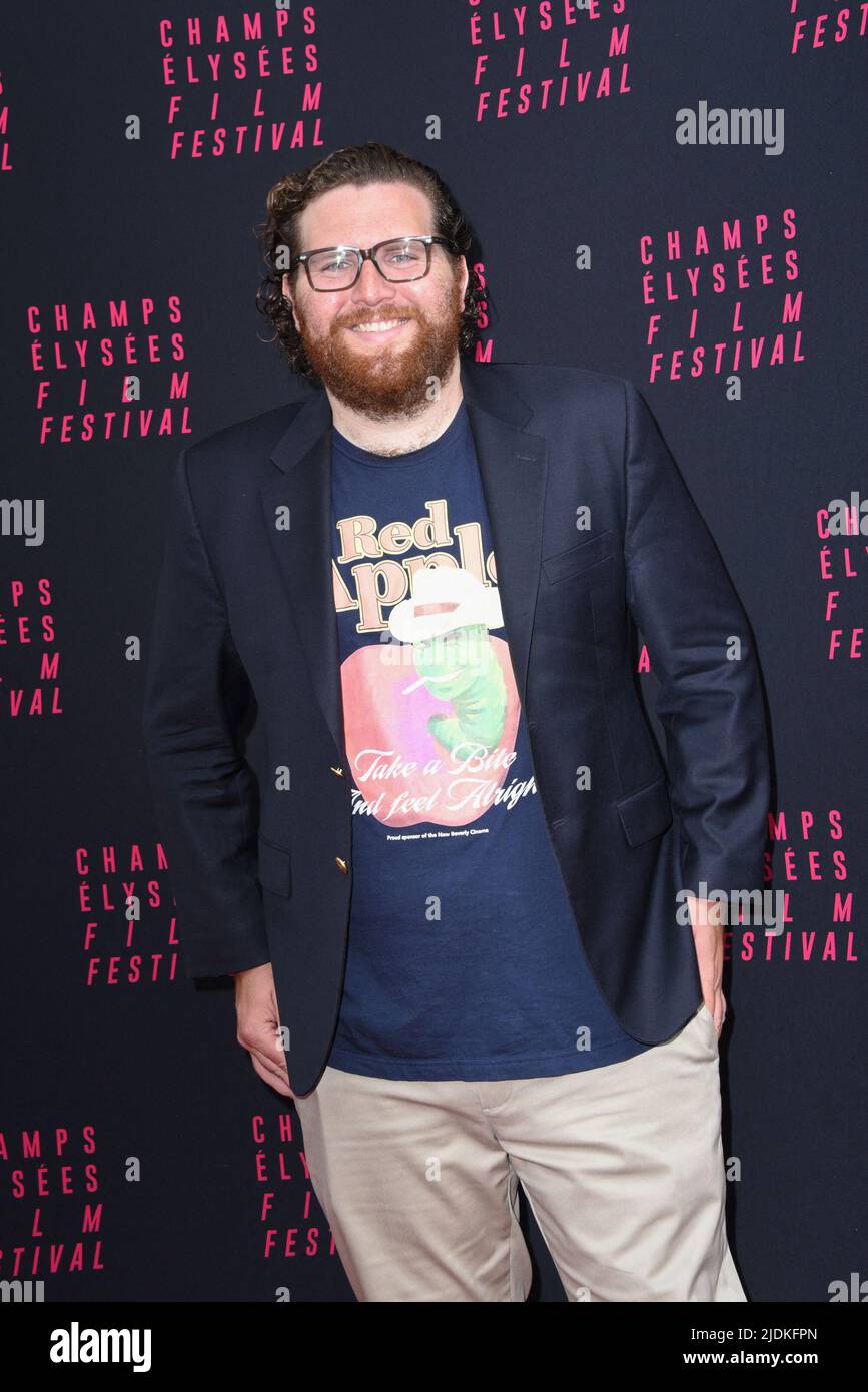Paris, France, on June 21, 2022. Max Walker-Silverman arriving to the ...