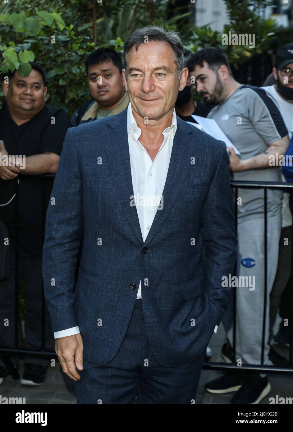 London, UK. 21st June, 2022. Jason Isaacs seen arriving at the Chiltern ...