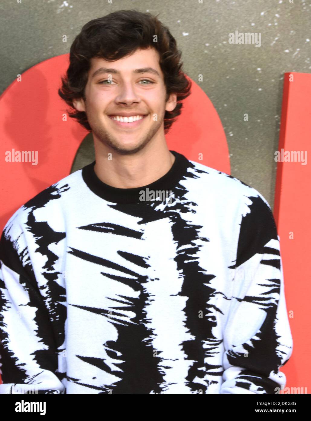 Hollywood, California, USA 21st June 2022 Actor/singer Matt Cornett attends Universal Pictures ...