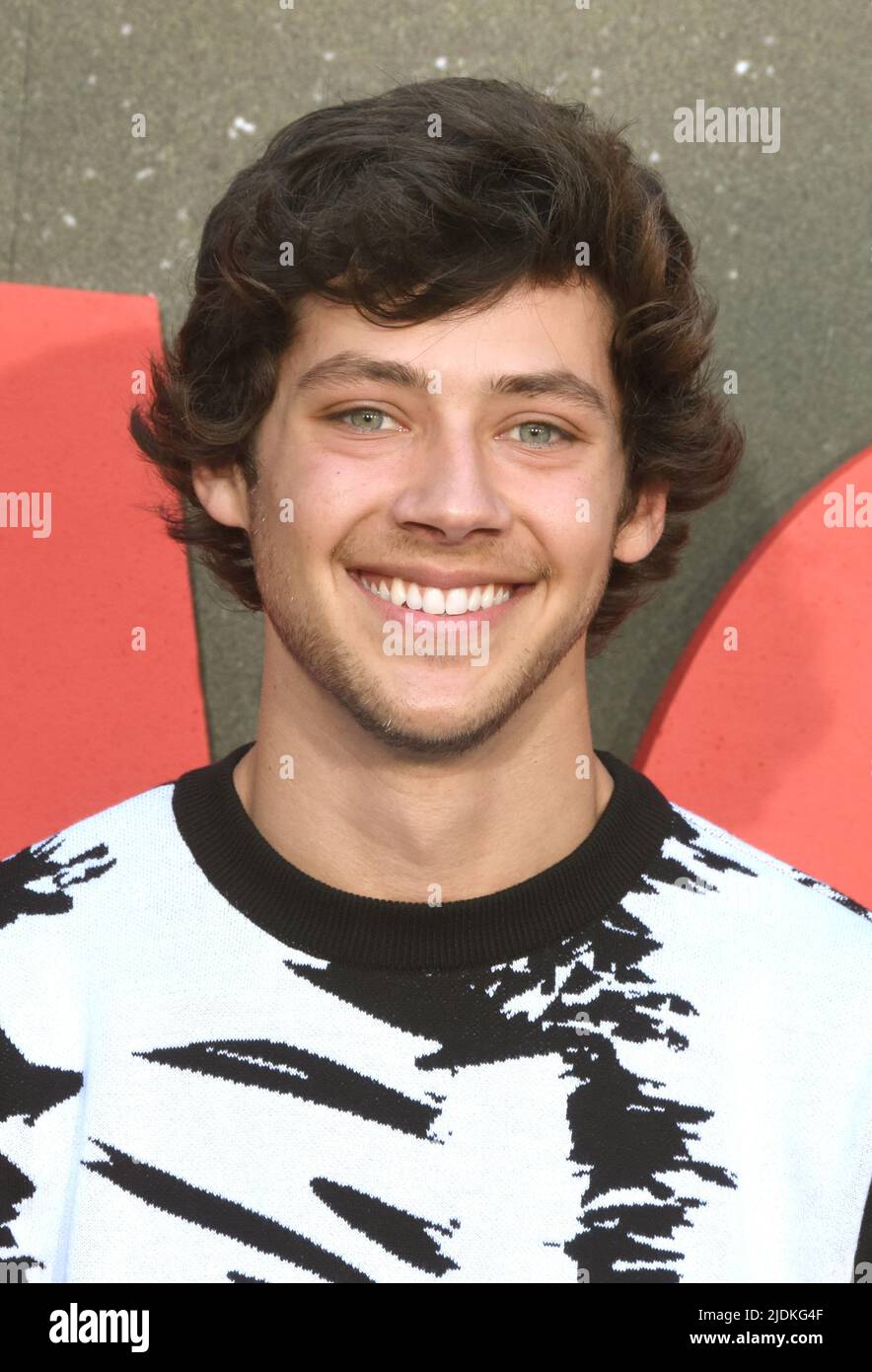 Hollywood, California, USA 21st June 2022 Actor/singer Matt Cornett attends Universal Pictures ...