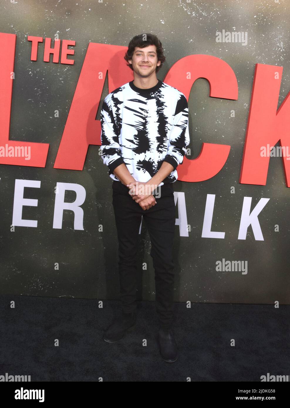 Hollywood, California, USA 21st June 2022 Actor/singer Matt Cornett attends Universal Pictures ...