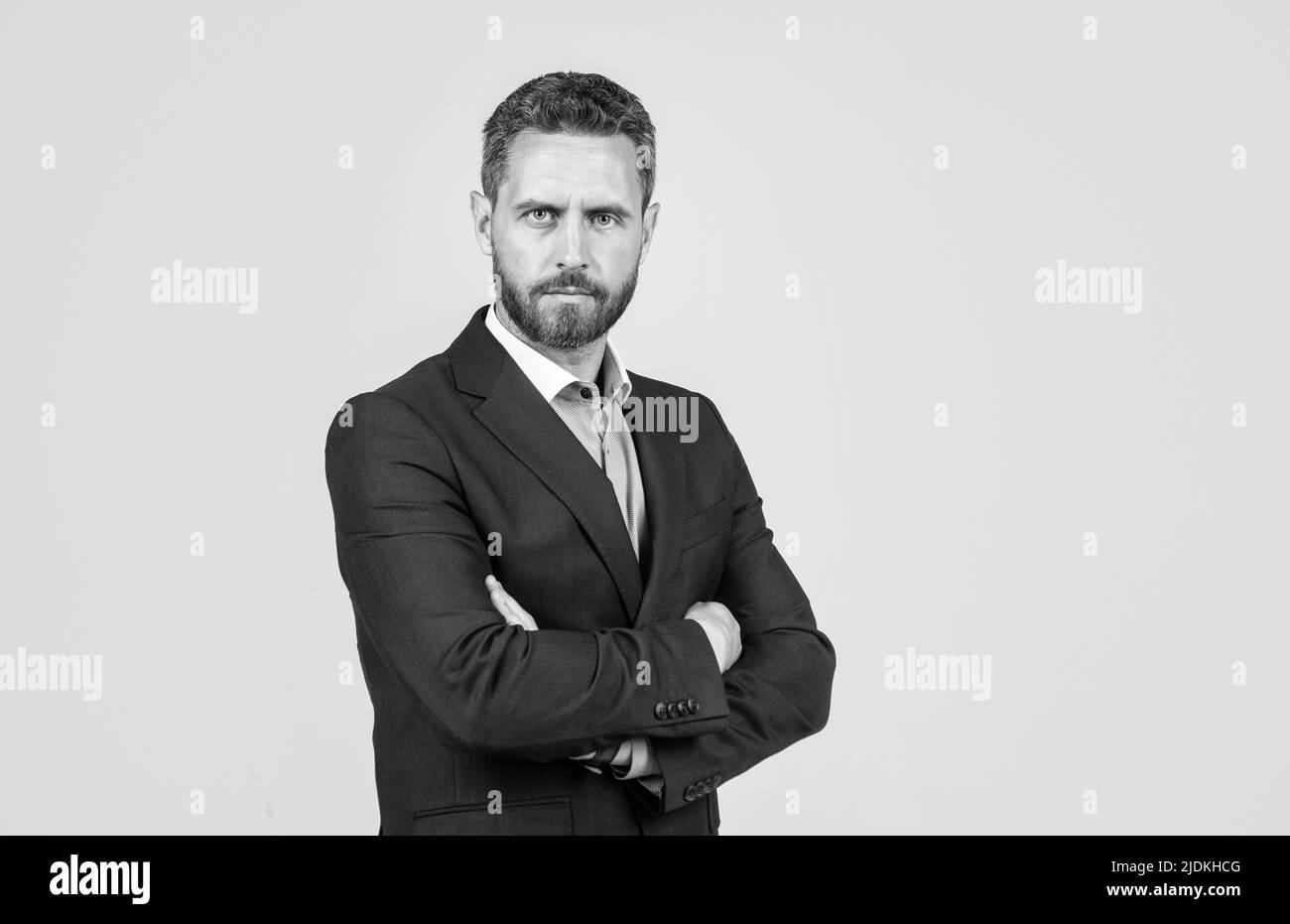 successful male ceo. boss and employee. confidence and success. office ...