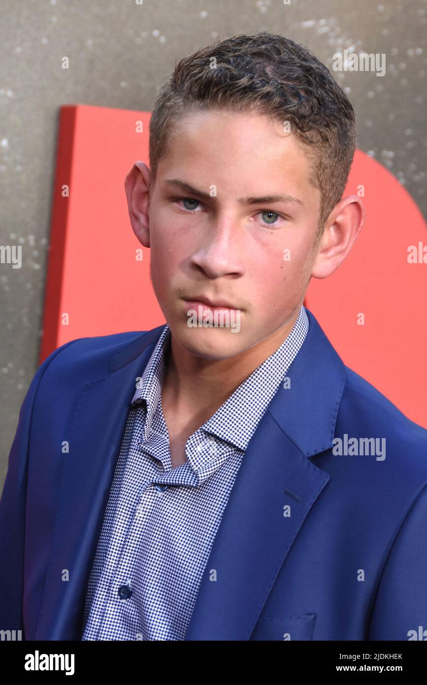 Hollywood, California, USA 21st June 2022 Actor Garrison Starkweather ...