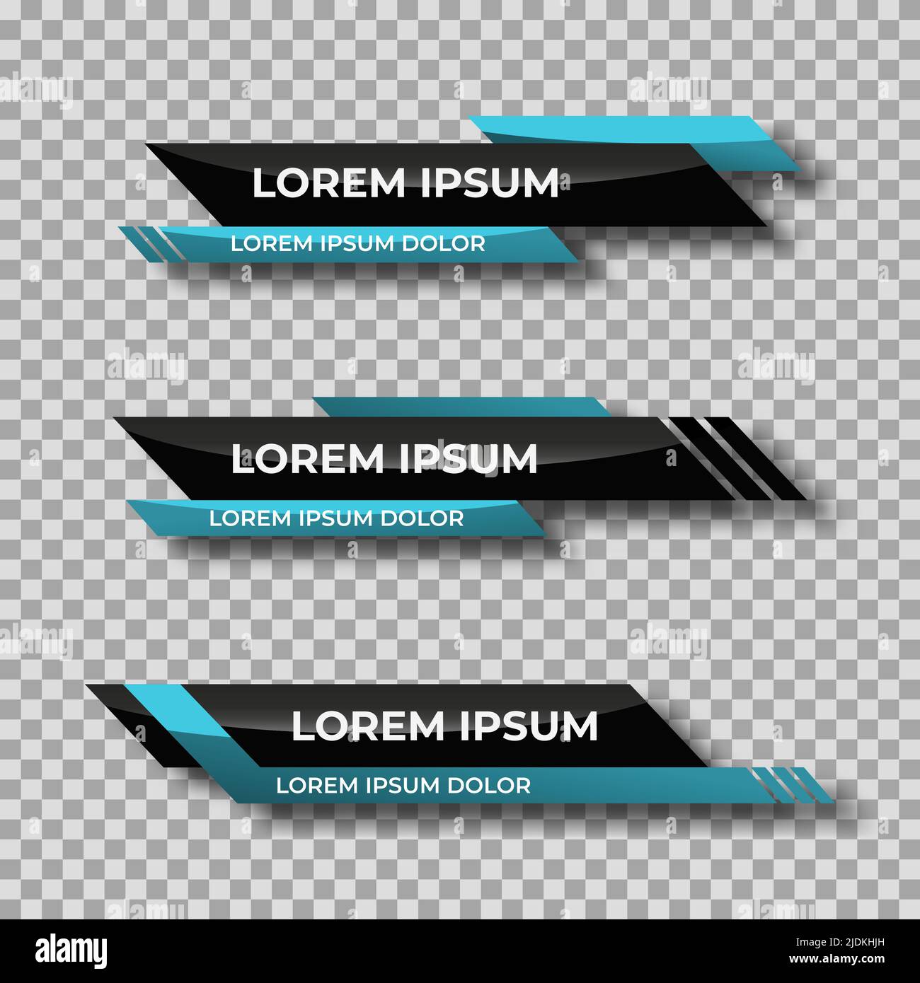 Blue lower thirds name Stock Vector Images - Alamy