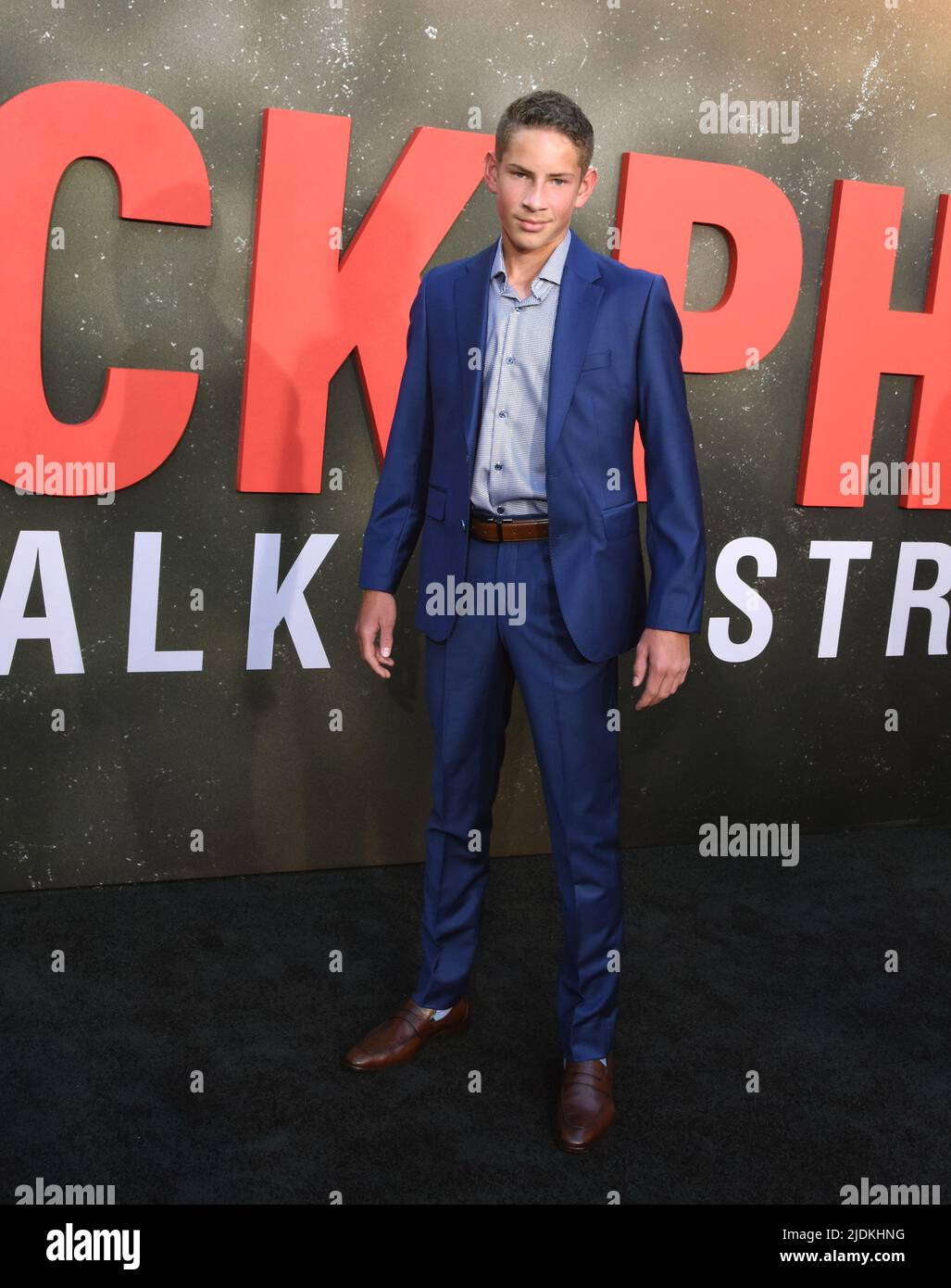 Hollywood, California, USA 21st June 2022 Actor Garrison Starkweather ...