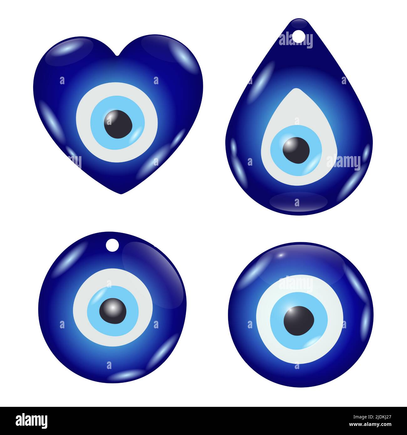 Evil eye amulet. Blue oriental protection talisman. Turkish and greek ...