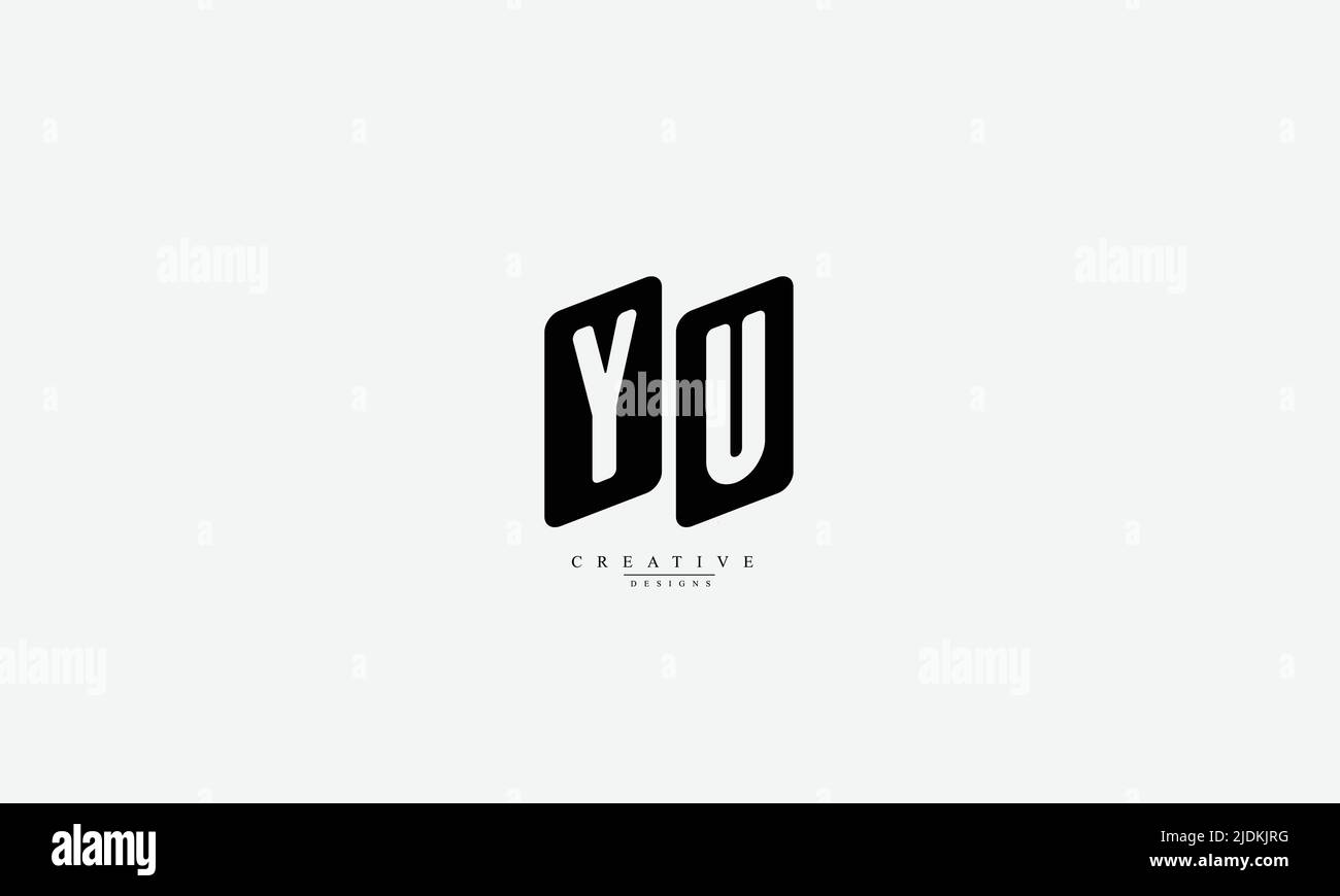 Alphabet letters Initials Monogram logo YU UY Y U Stock Vector Image ...