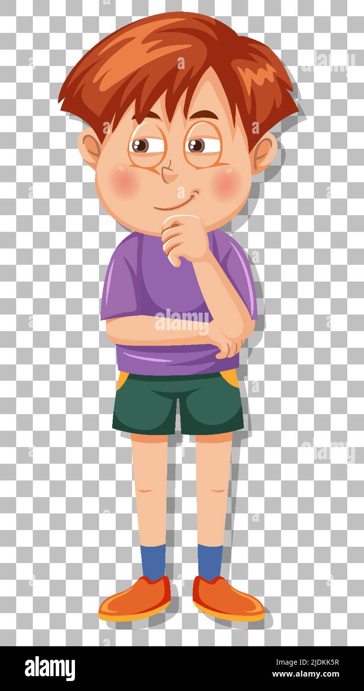 Shy Kid Cartoon
