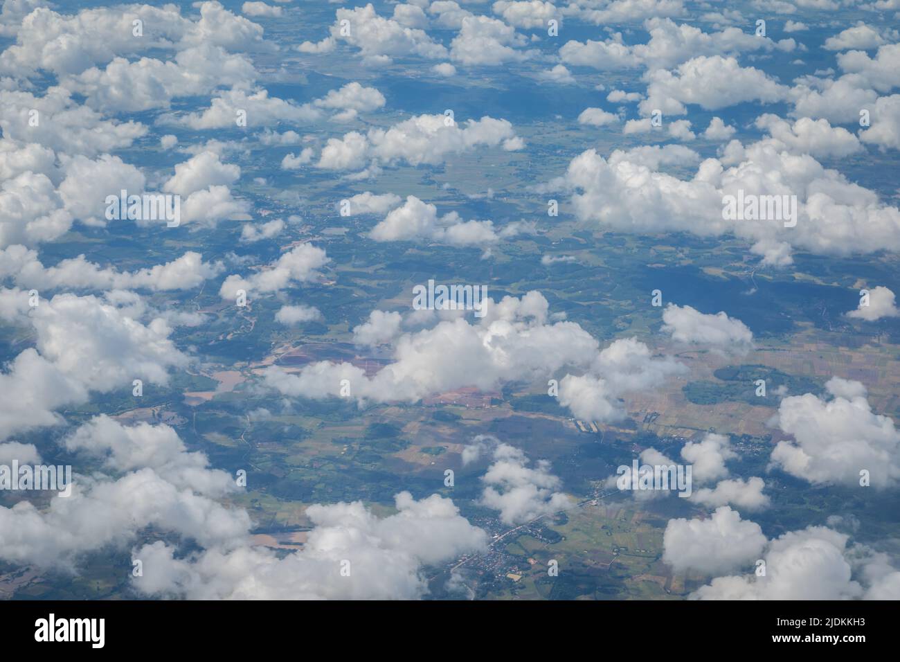 sky and clouds view from airplan background Stock Photo - Alamy