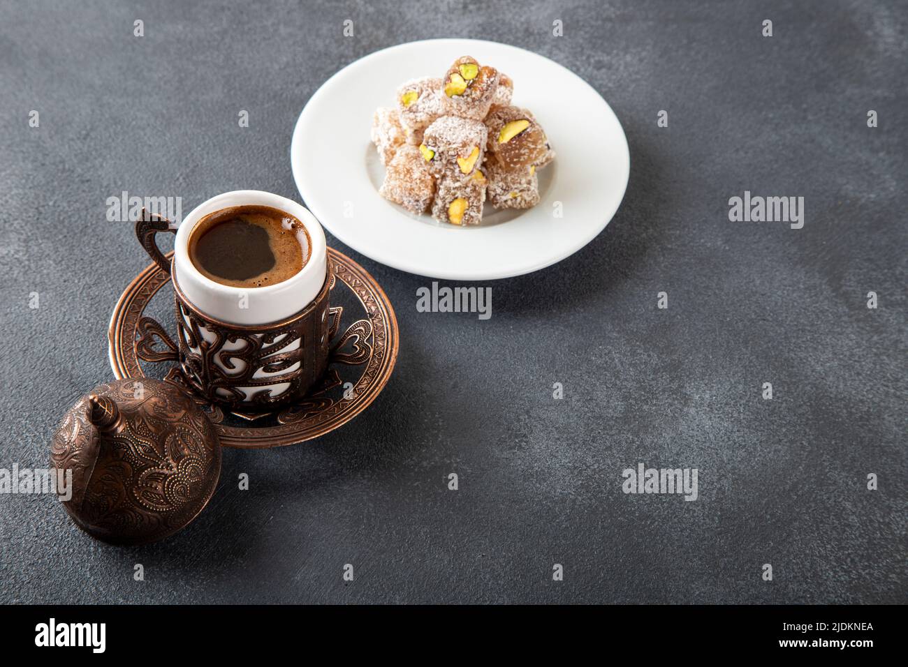 Turkish coffee turkish delight hi-res stock photography and images - Alamy