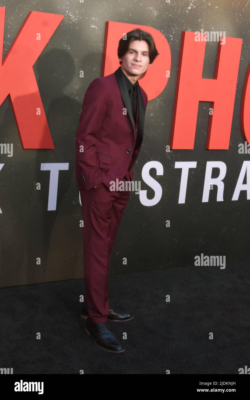 Hollywood, California, USA 21st June 2022 Actor Jordan Isaiah White ...