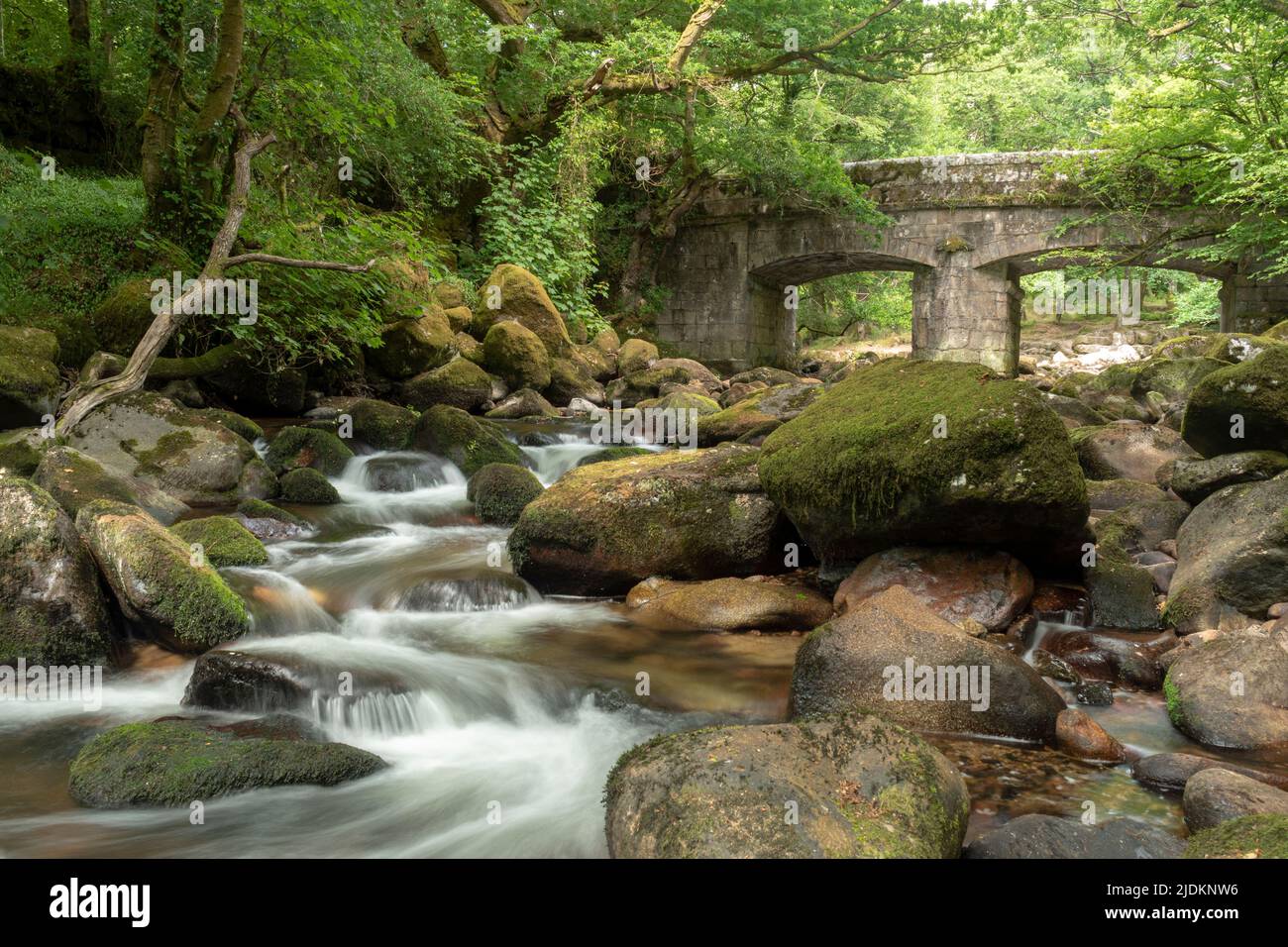 Shaugh Bridge, River Plym, Dartmoor, Devon, UK Stock Photo - Alamy