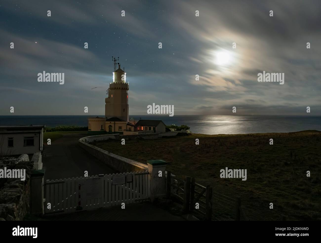 St.Catherine's Lighthouse, Undercliff, Niton, Isle of Wight, UK Stock ...
