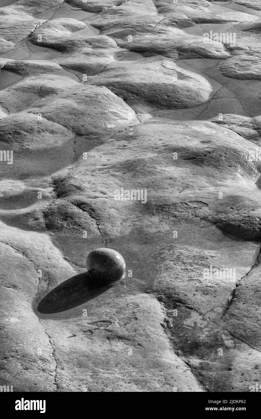 Pebble stone pebble Black and White Stock Photos & Images - Alamy