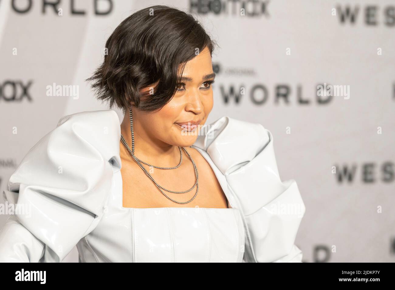 NEW YORK, NEW YORK - JUNE 21: Morningstar Angeline attends HBO's ...