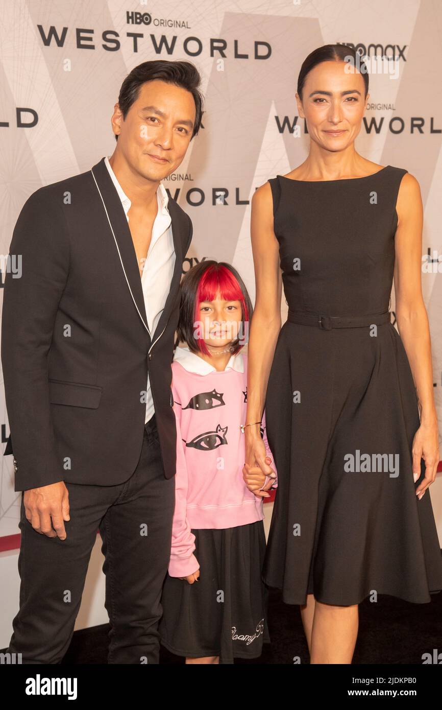 NEW YORK, NEW YORK - JUNE 21: Daniel Wu (L) attends HBO's "Westworld ...