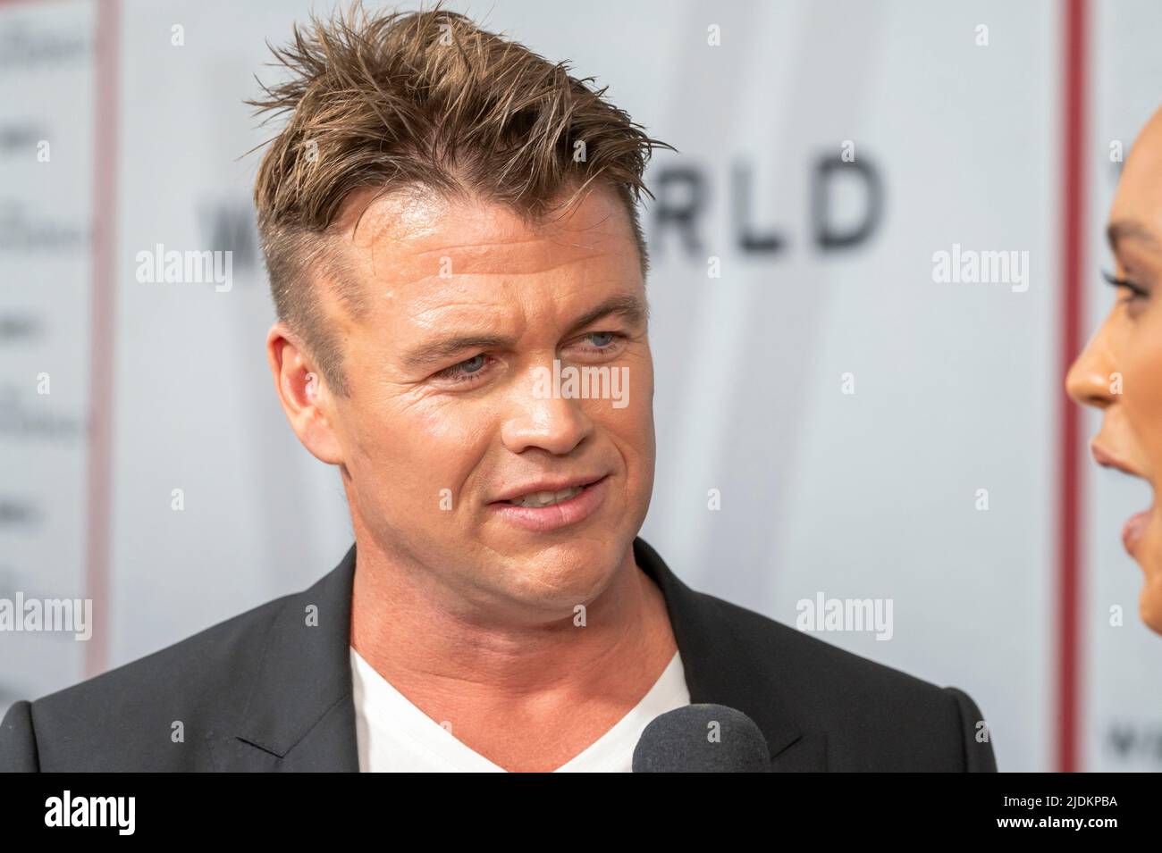 NEW YORK, NEW YORK - JUNE 21: Luke Hemsworth attends HBO's "Westworld ...