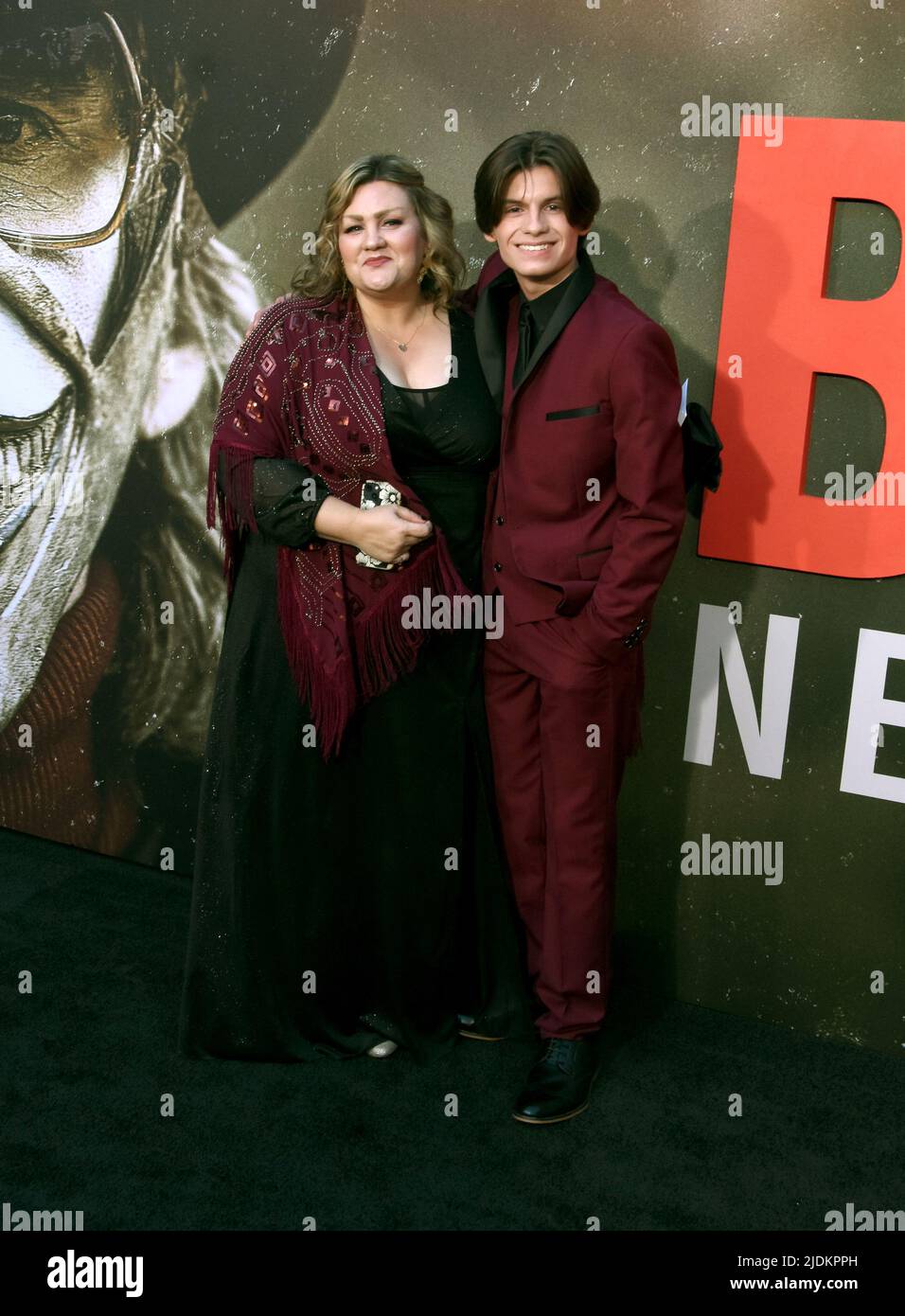 Hollywood, California, USA 21st June 2022 Actor Jordan Isaiah White and ...