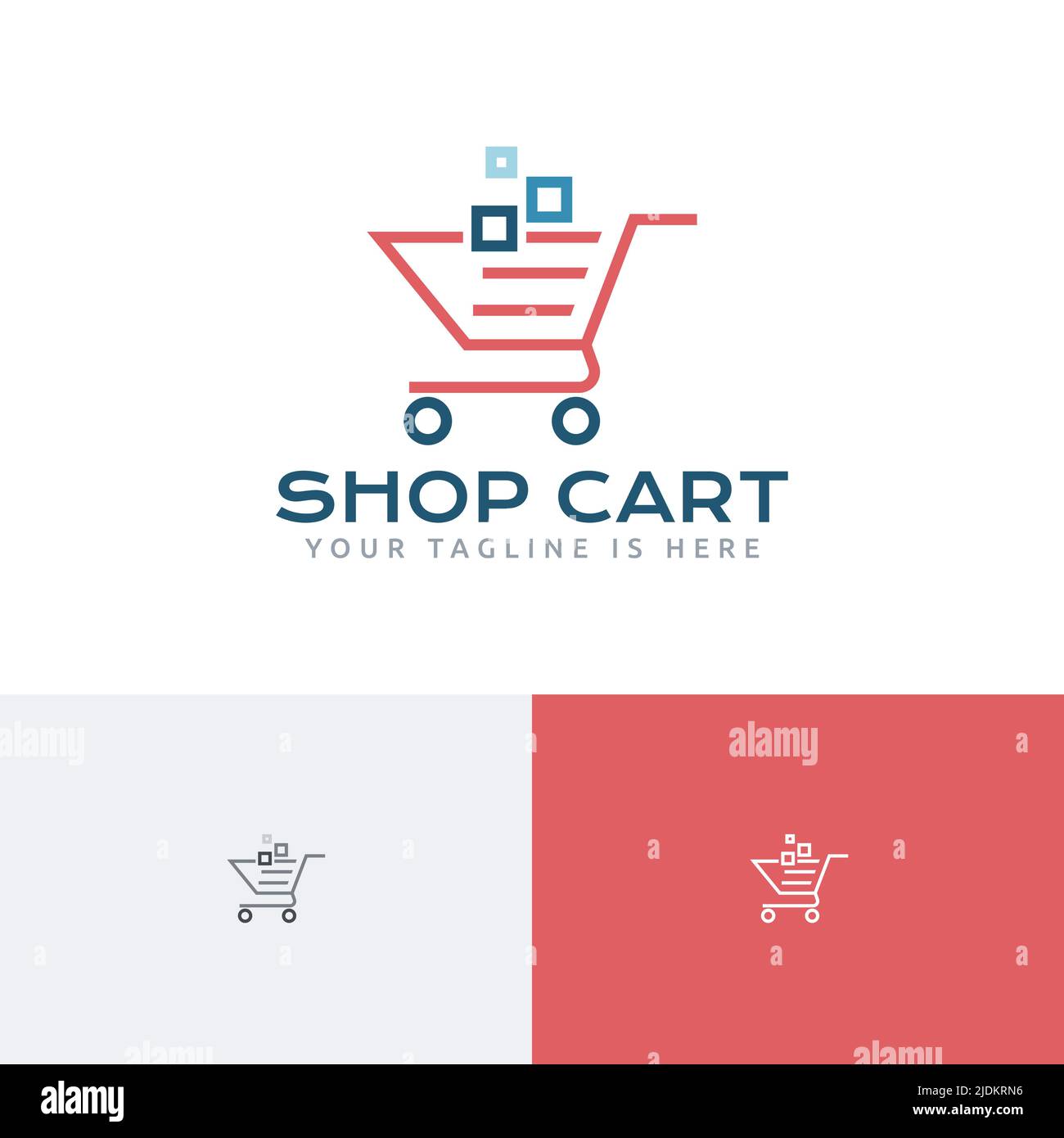 Shop cart online shopping Stock Vector Images - Alamy