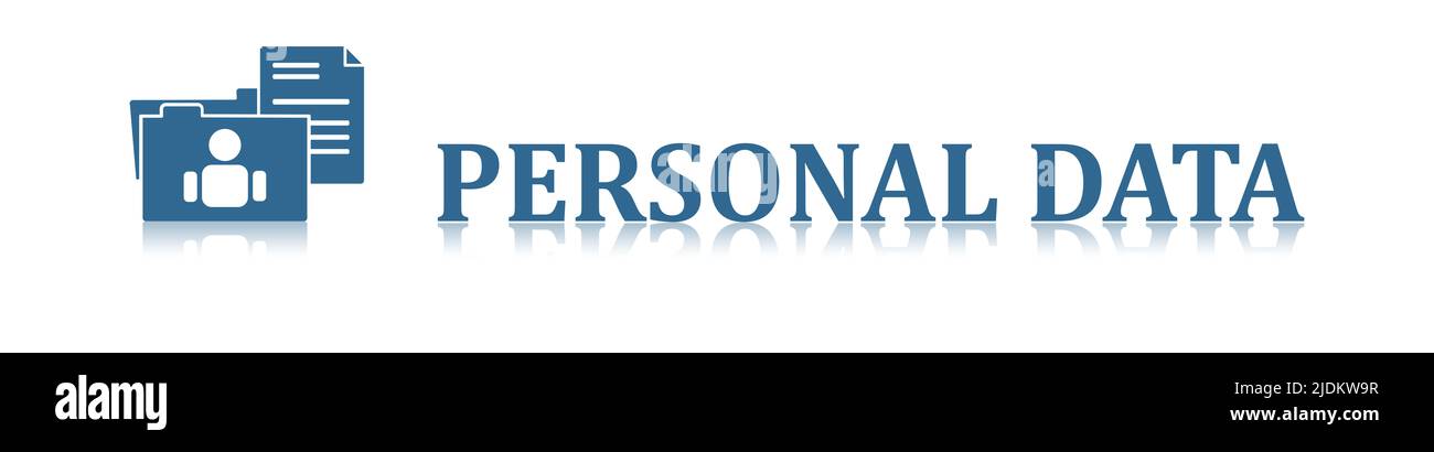 Illustration of a personal data concept Stock Photo - Alamy