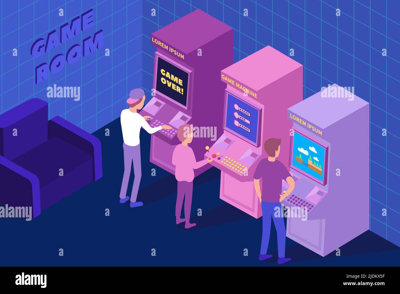 3d video games Stock Vector Images - Alamy