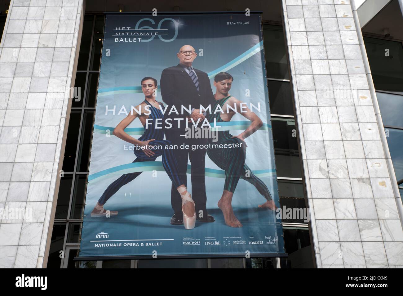 Billboard Hans Van Manen Festival At The Stopera Building At Amsterdam ...