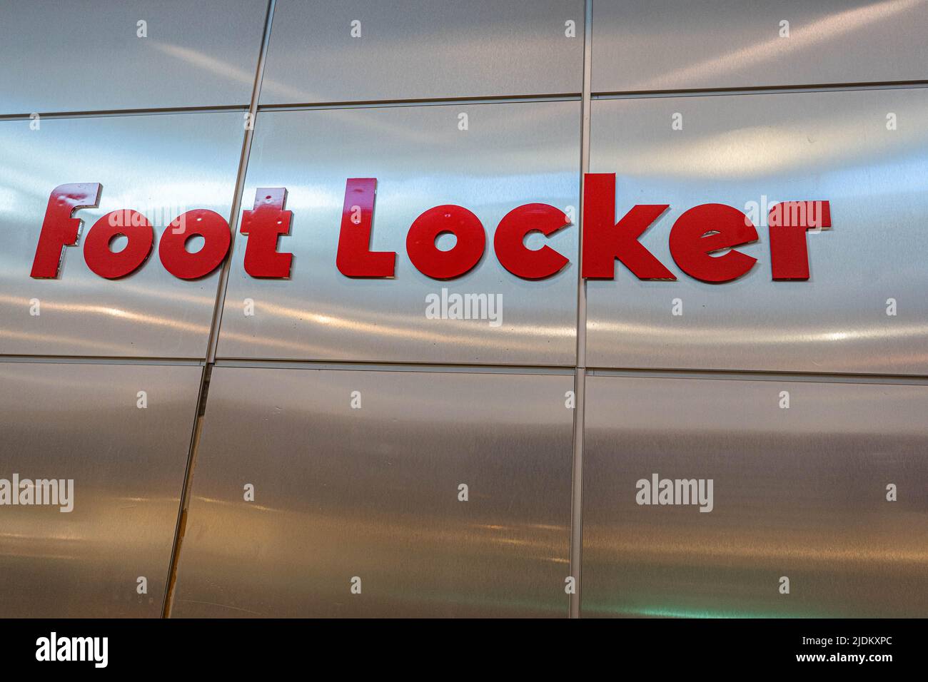 22 June 2022: Foot Locker Signage Stock Photo - Alamy