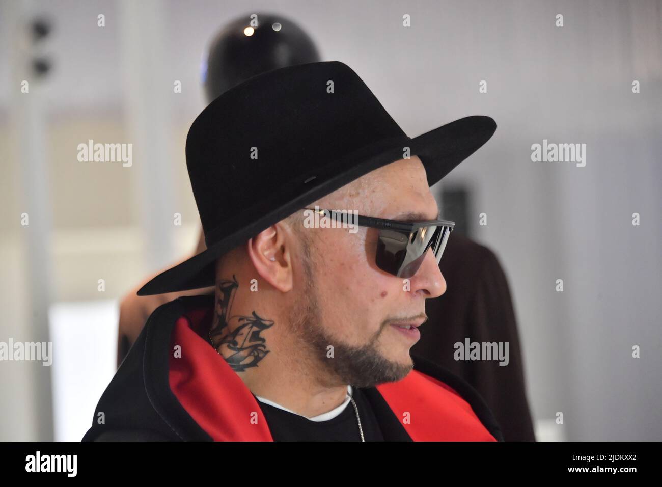 Moscow. The designer Igor Gulyaev before display of the movie 'Igor ...