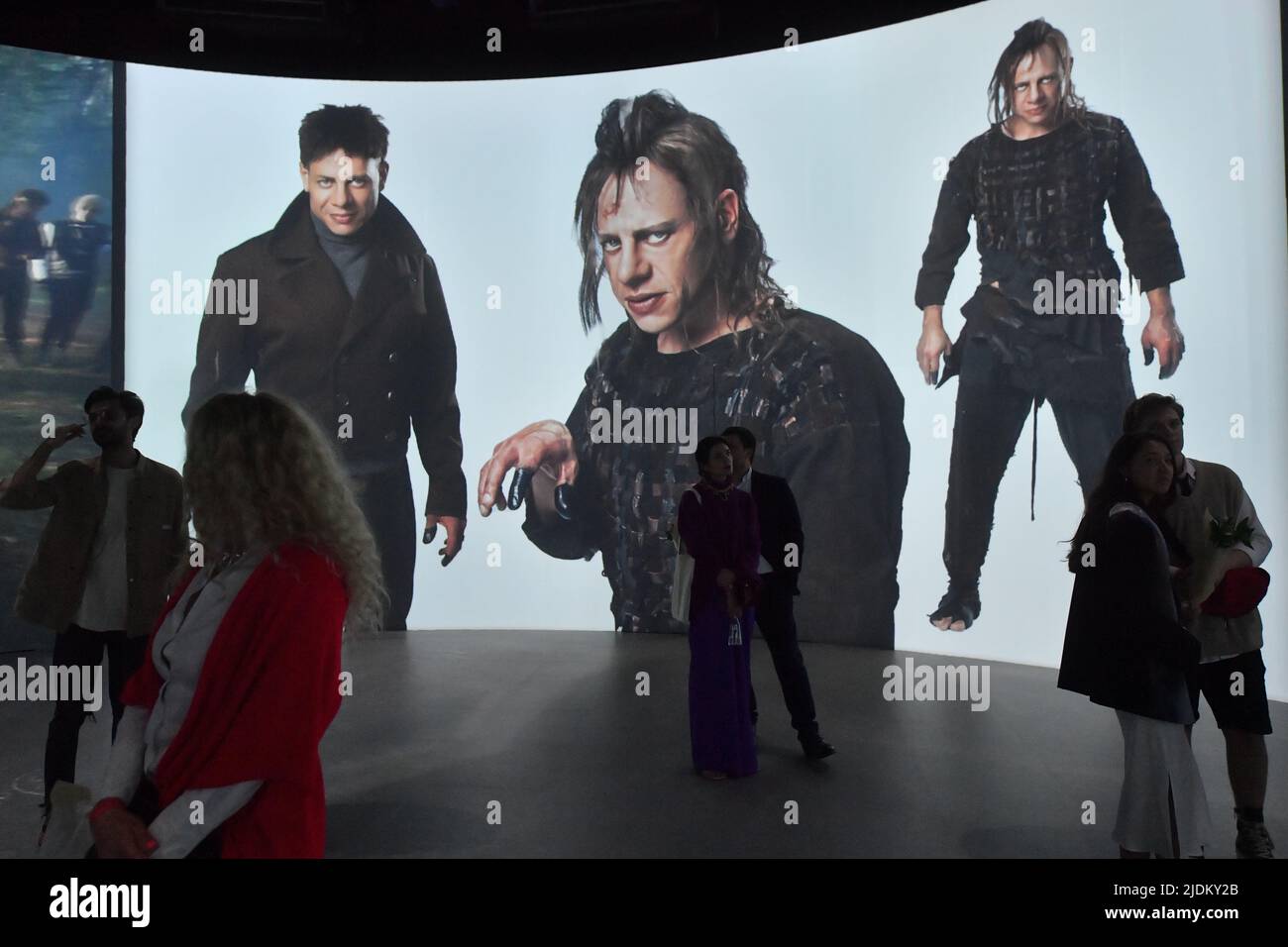 Moscow. Before display of the movie 'Igor Gulyaev. The history of ...