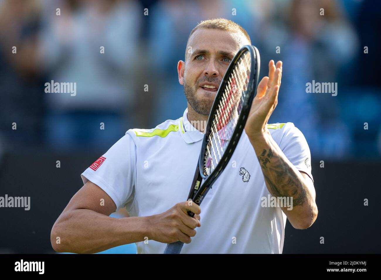Eastbourne, England, 21 June, 2022. Tennis player, Daniel Evans ...