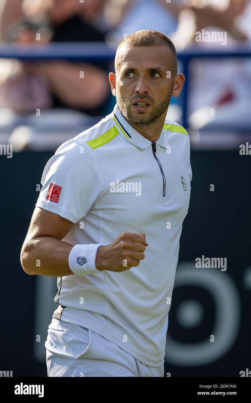Eastbourne, England, 21 June, 2022. Tennis player, Daniel Evans ...