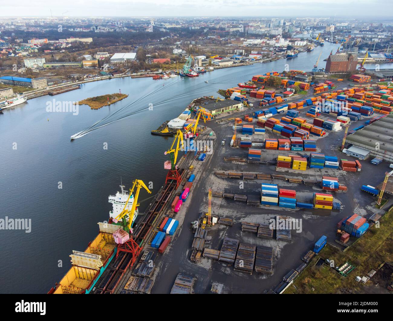 Port kaliningrad view from above hi-res stock photography and images ...