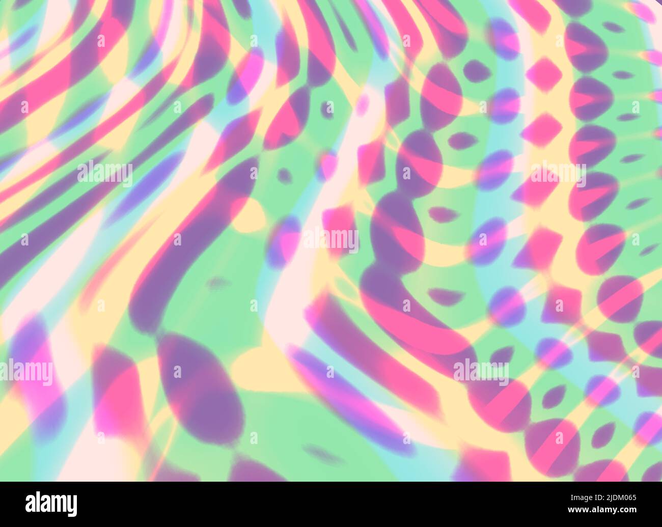 Abstract background with liquid shapes in colorful chromatic colours ...