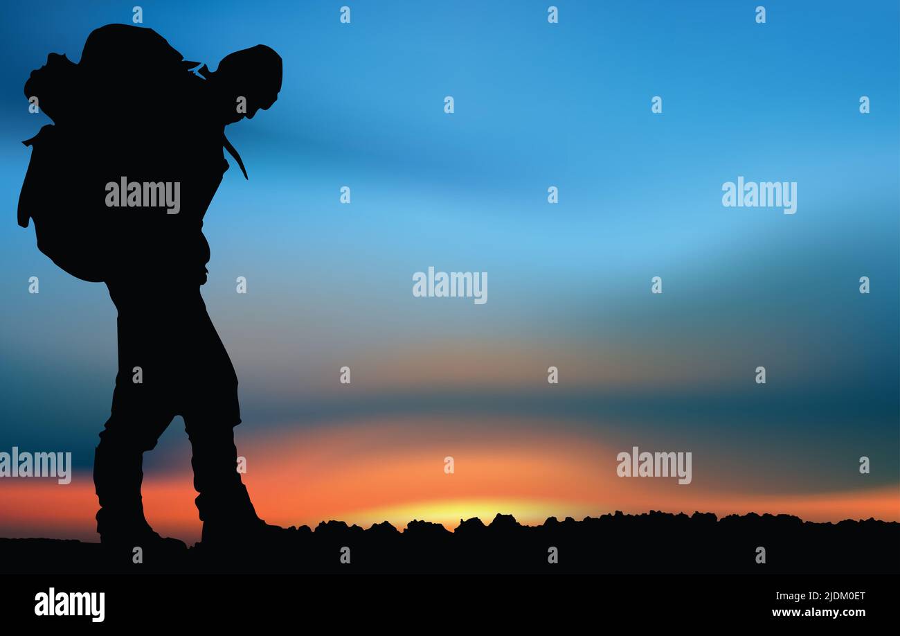 Extreme explorer expedition. Live for the adventure Stock Photo - Alamy