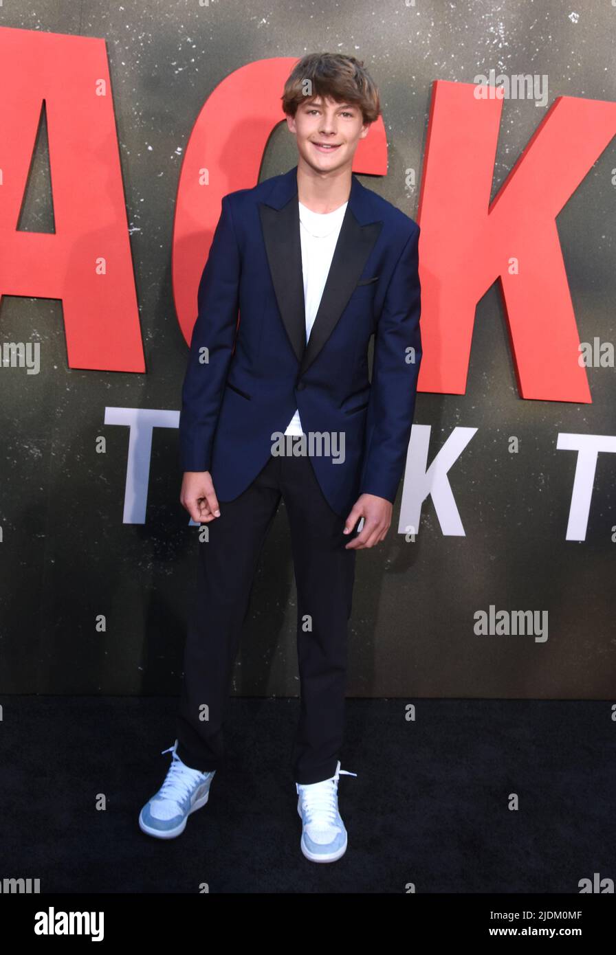 Hollywood, California, USA 21st June 2022 Actor Jacob Moran attends ...