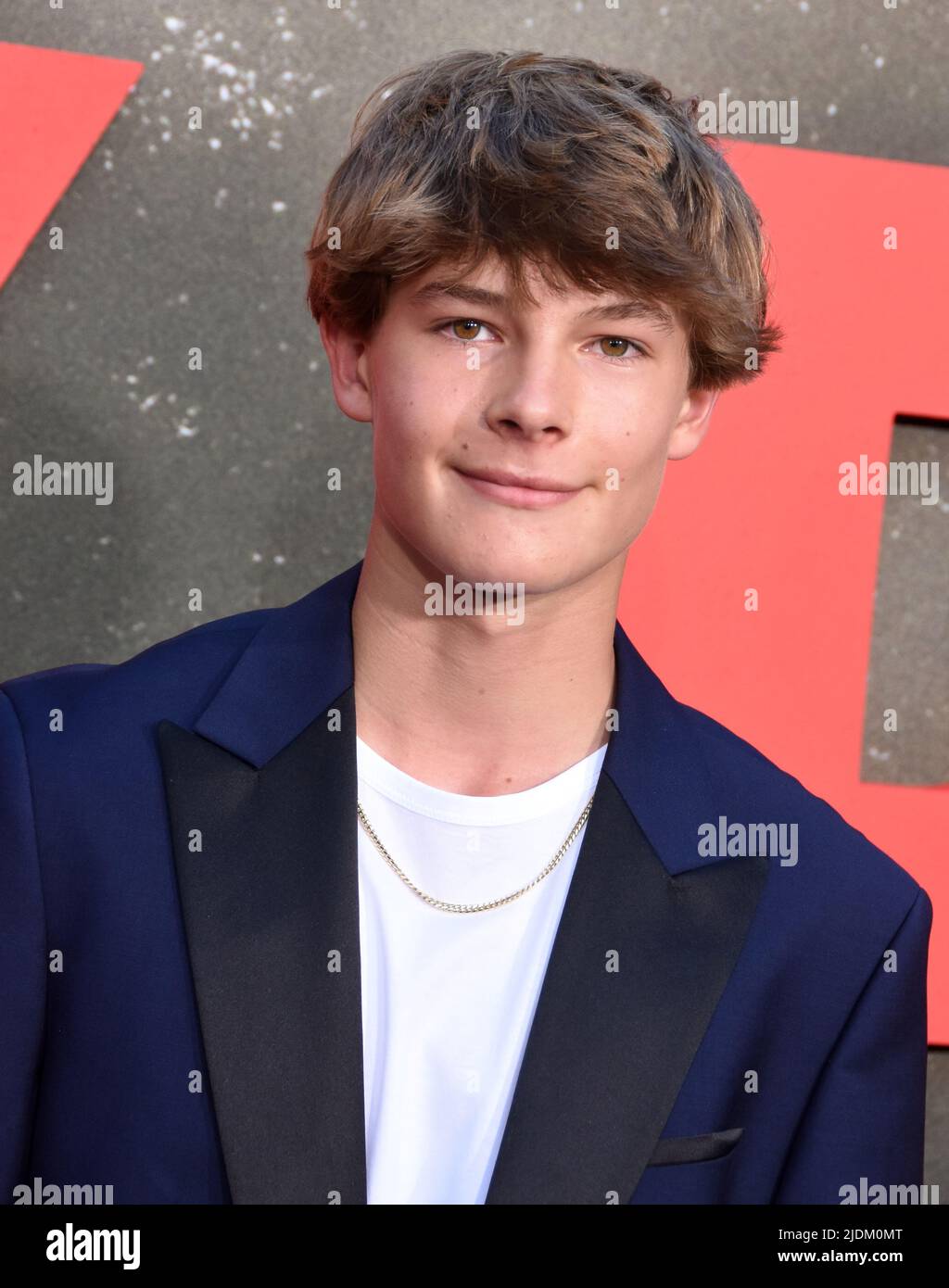 Hollywood, California, USA 21st June 2022 Actor Jacob Moran attends Universal Pictures 'The ...