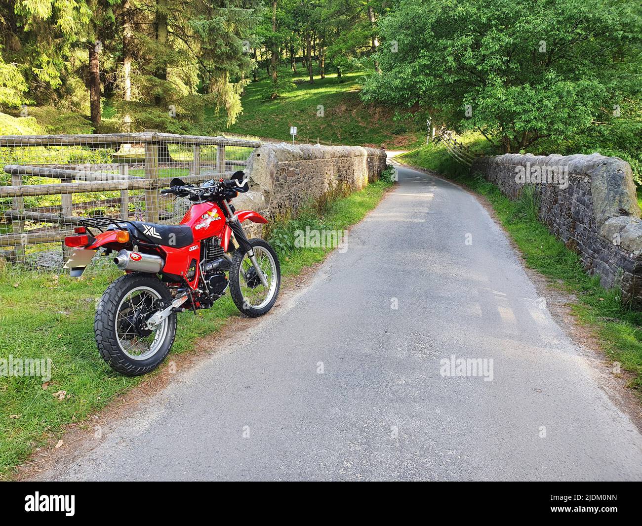 Red 1982 honda xl500r, motorcycle, motorbike, 2 wheeled transport ...