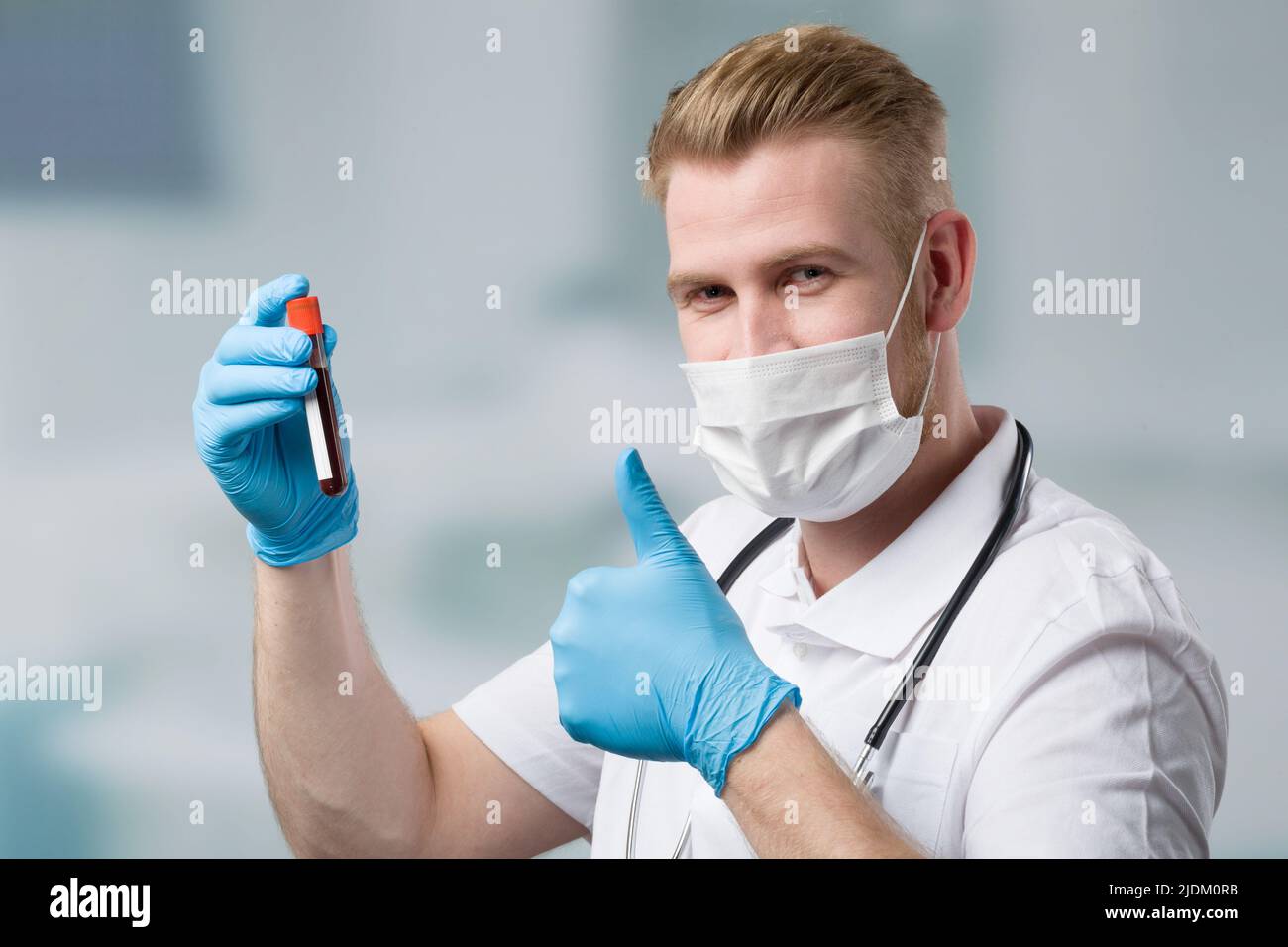 Blood laboratory examination hi-res stock photography and images - Alamy