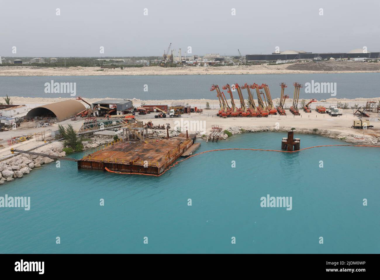 dry dock shipyard at the port of Freeport Stock Photo - Alamy