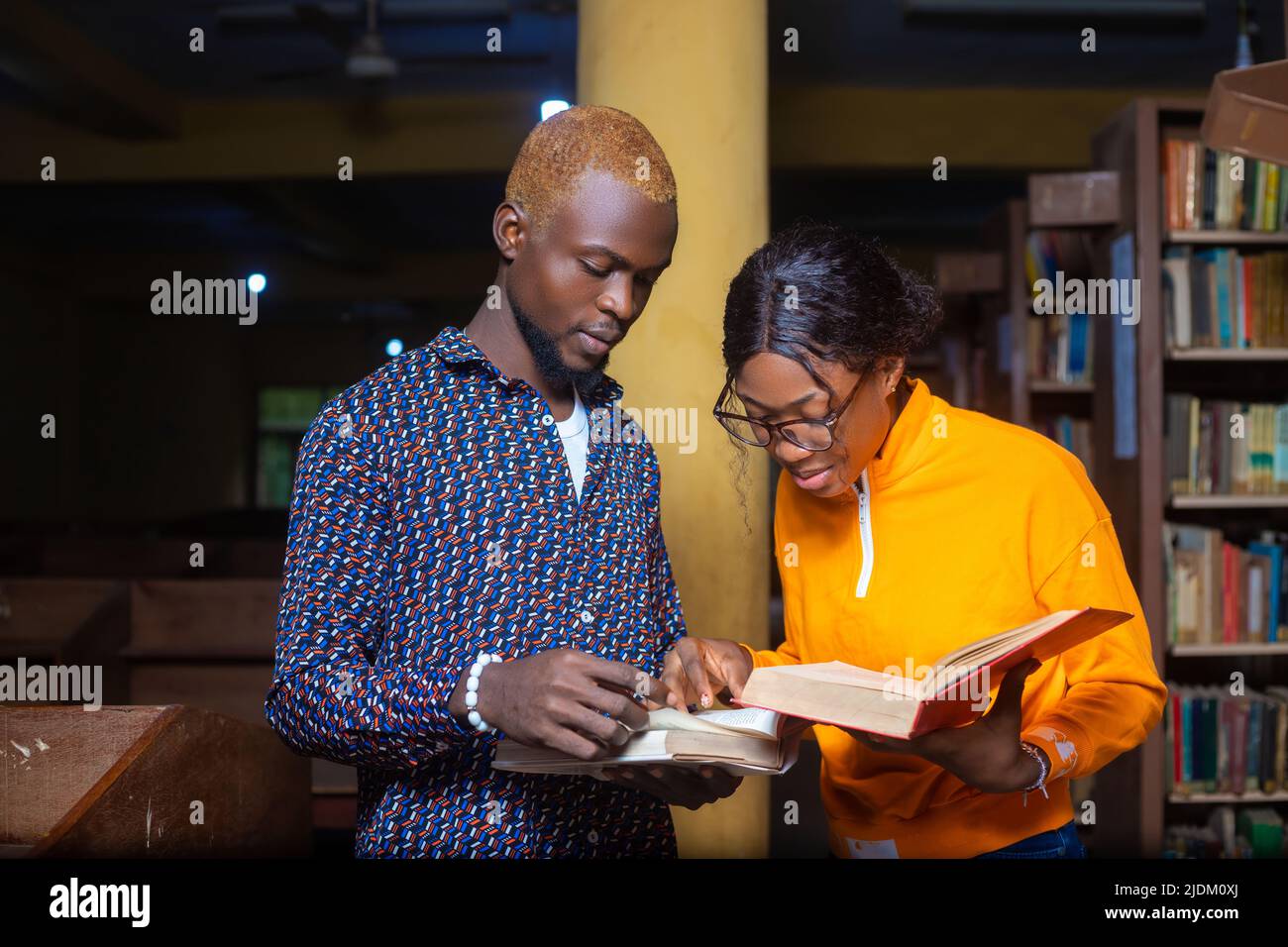 Students Library Campus Education Knowledge Concept Stock Photo - Alamy