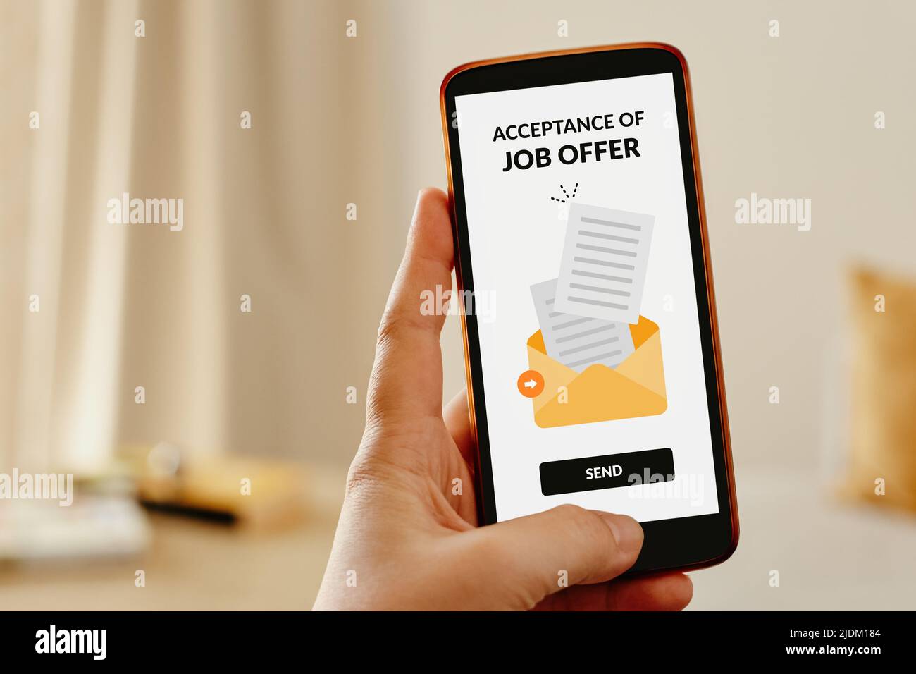 Job offer letter hi-res stock photography and images - Alamy