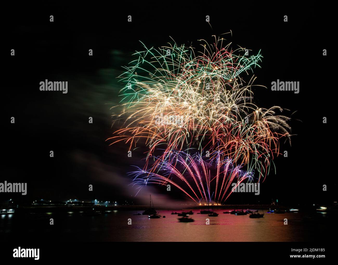 Image from the annual British firework championships held at Plymouth ...