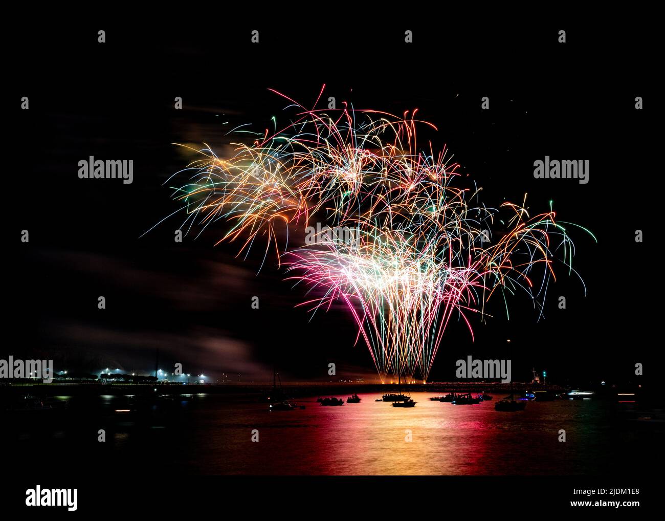 Image from the annual British firework championships held at Plymouth ...