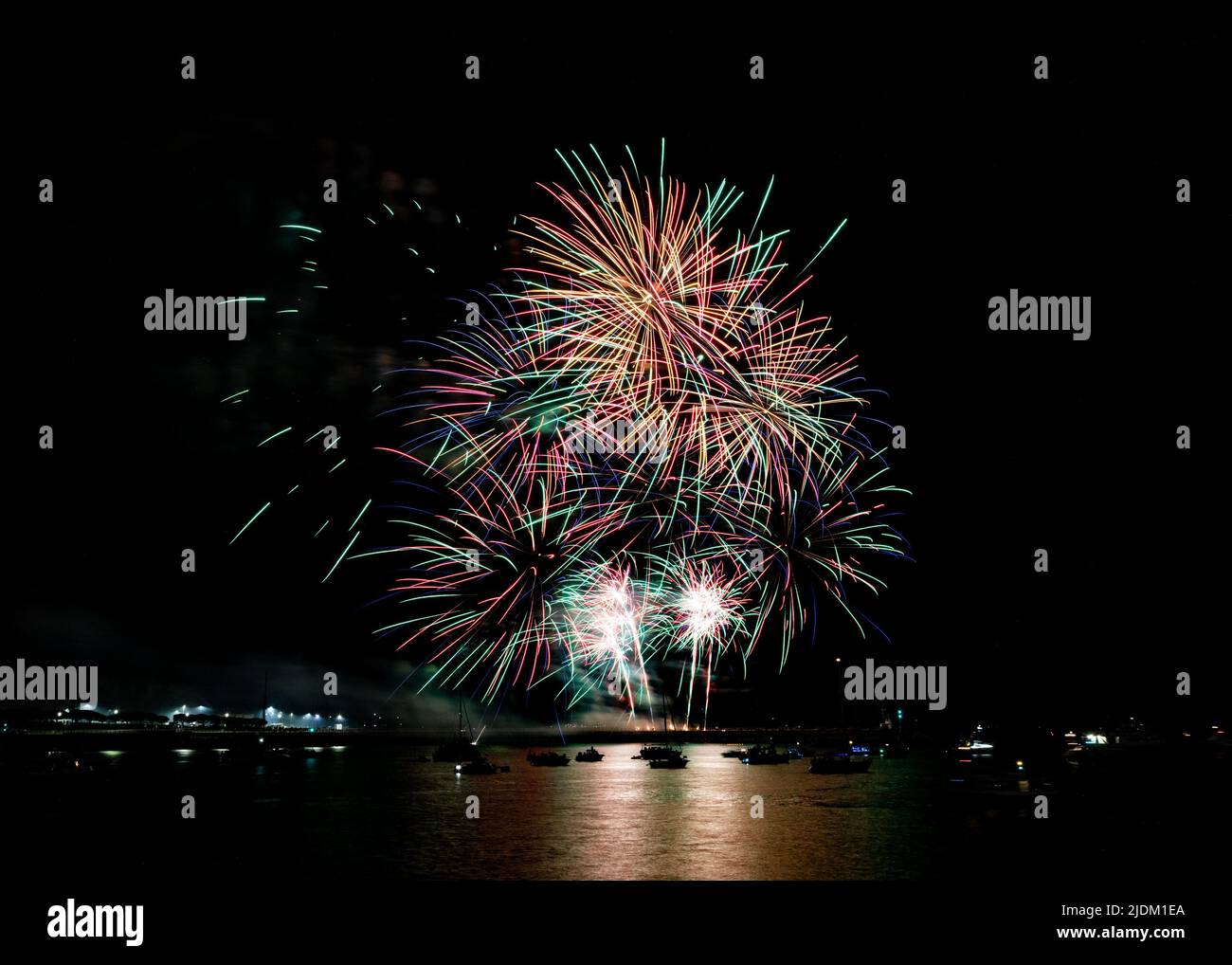 Image from the annual British firework championships held at Plymouth ...